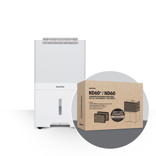 ND60+ 24-Months Replacement Filter Pack - novita SG