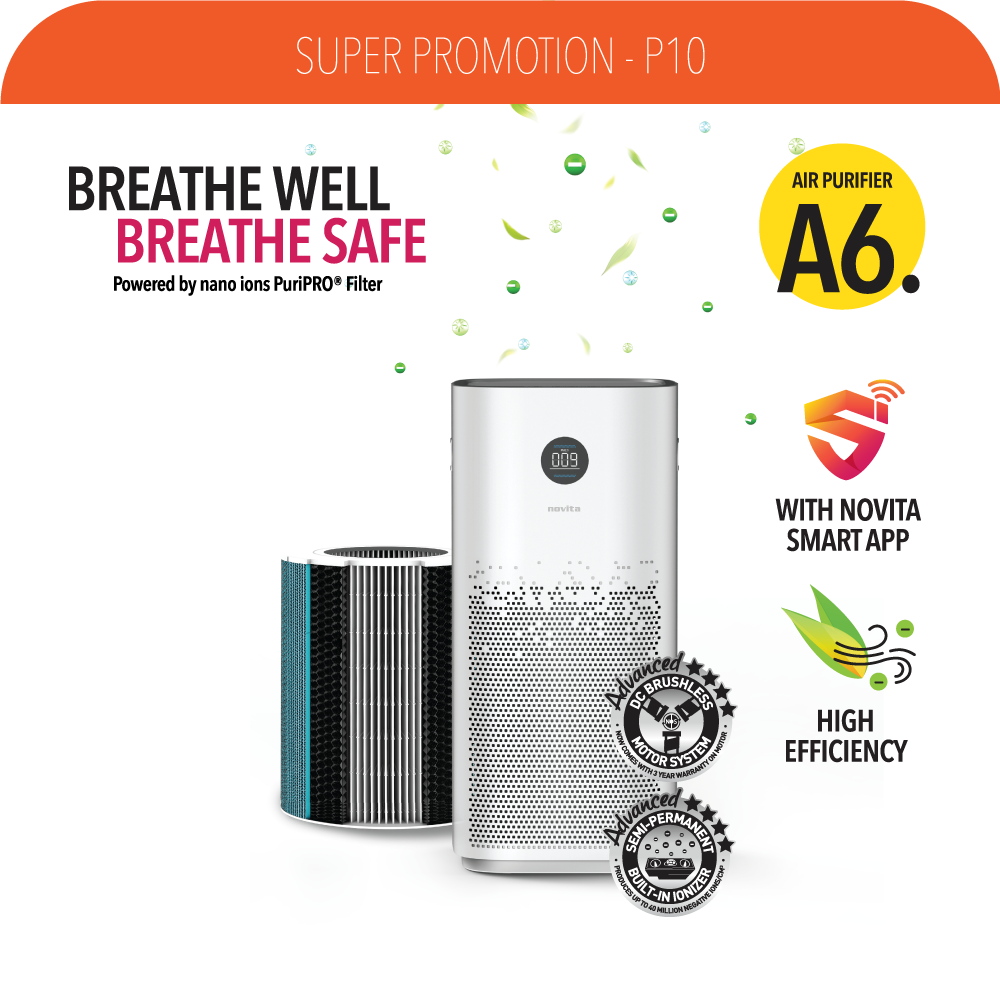 Super Promotion P10 - Air Purifier A6 - novita SG